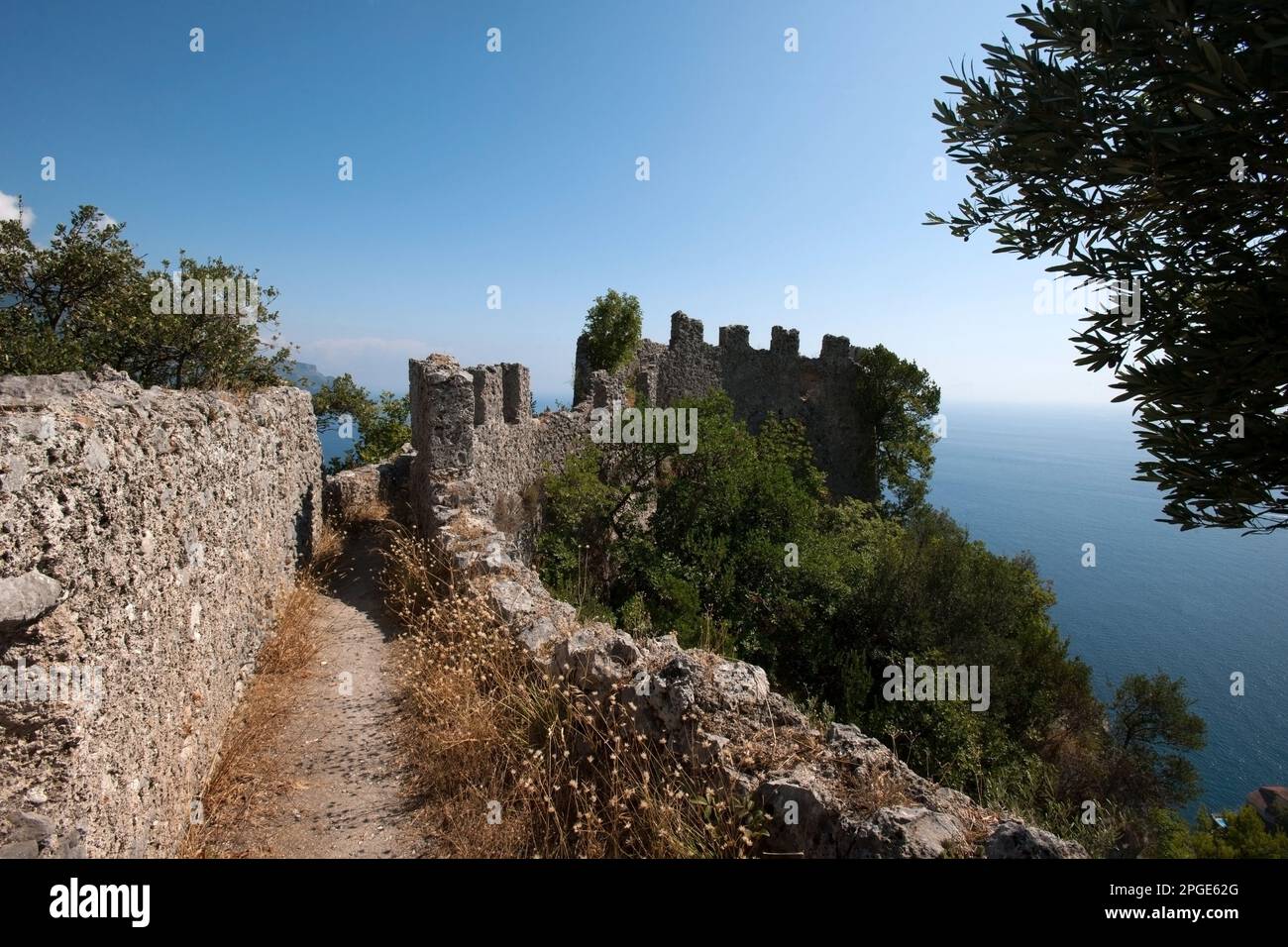 la torre dello ziro, costa amalfitana, salerno, campania, italia Stock ...
