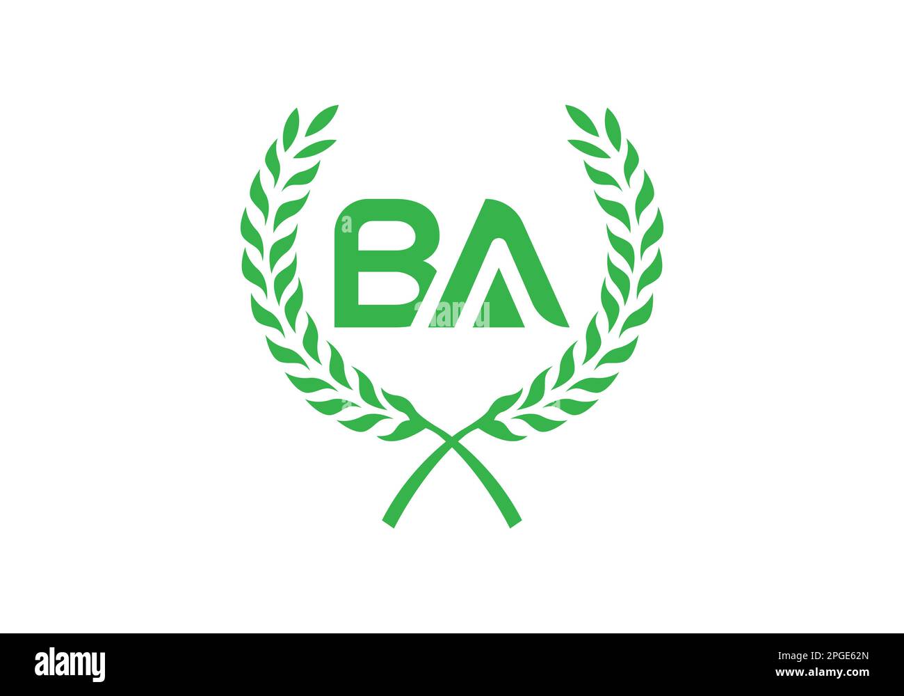 BA letter design Stock Vector Image & Art - Alamy