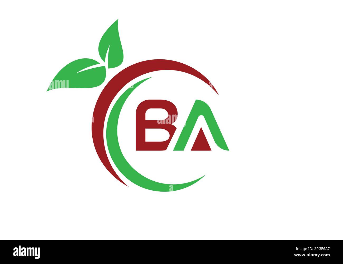 BA letter design Stock Vector Image & Art - Alamy