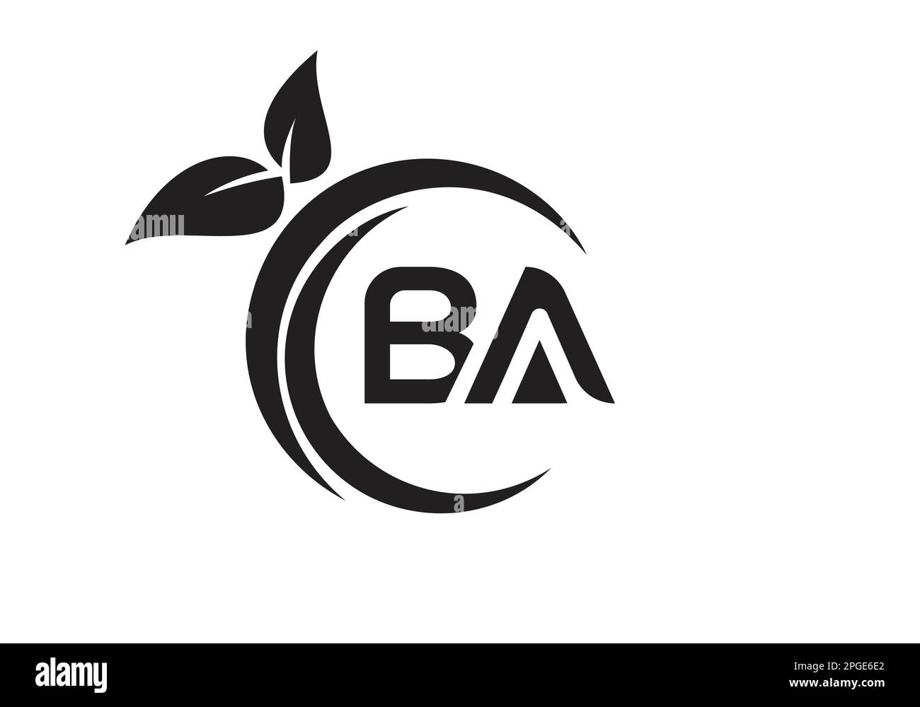 BA letter design Stock Vector Image & Art - Alamy