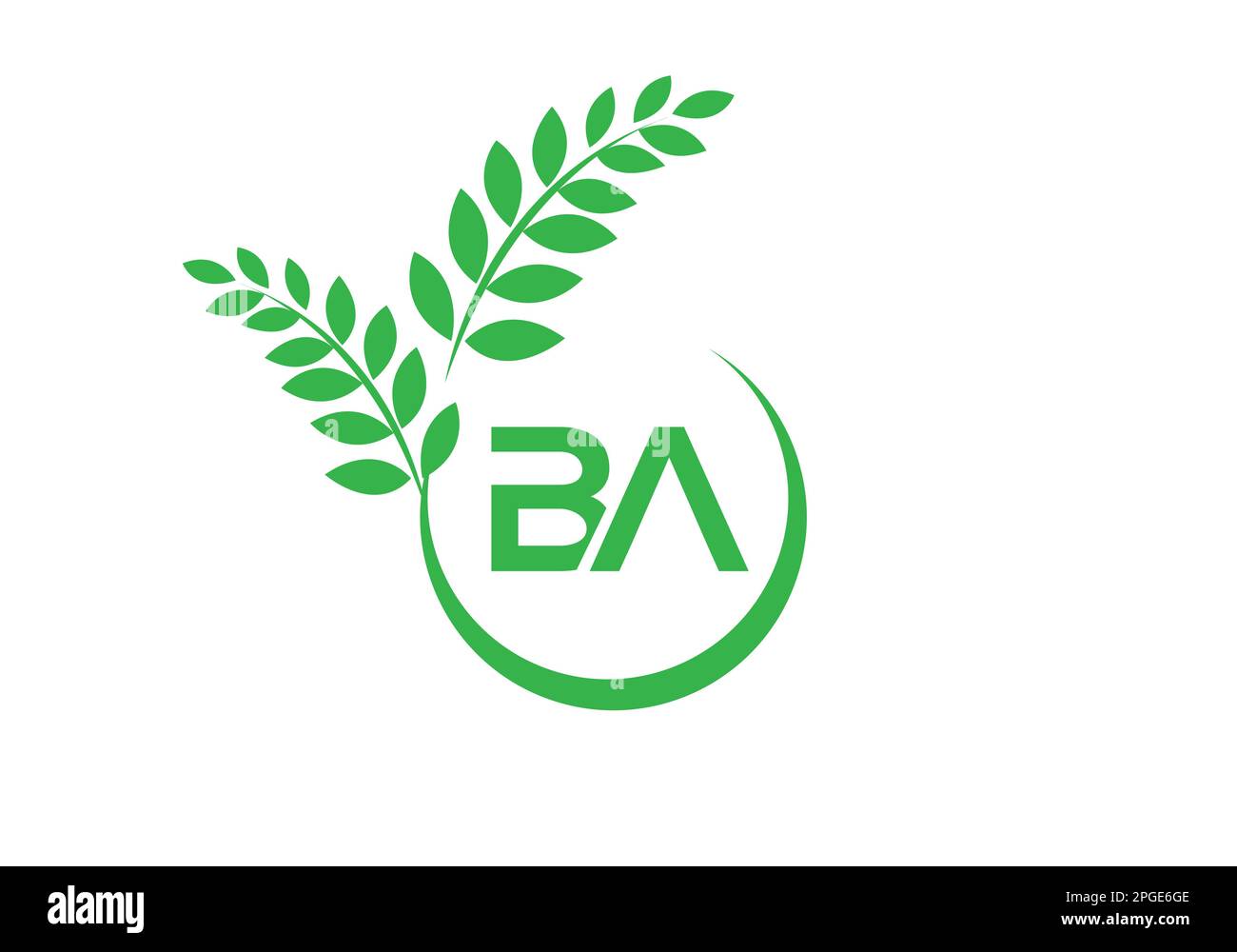 BA letter design Stock Vector Image & Art - Alamy