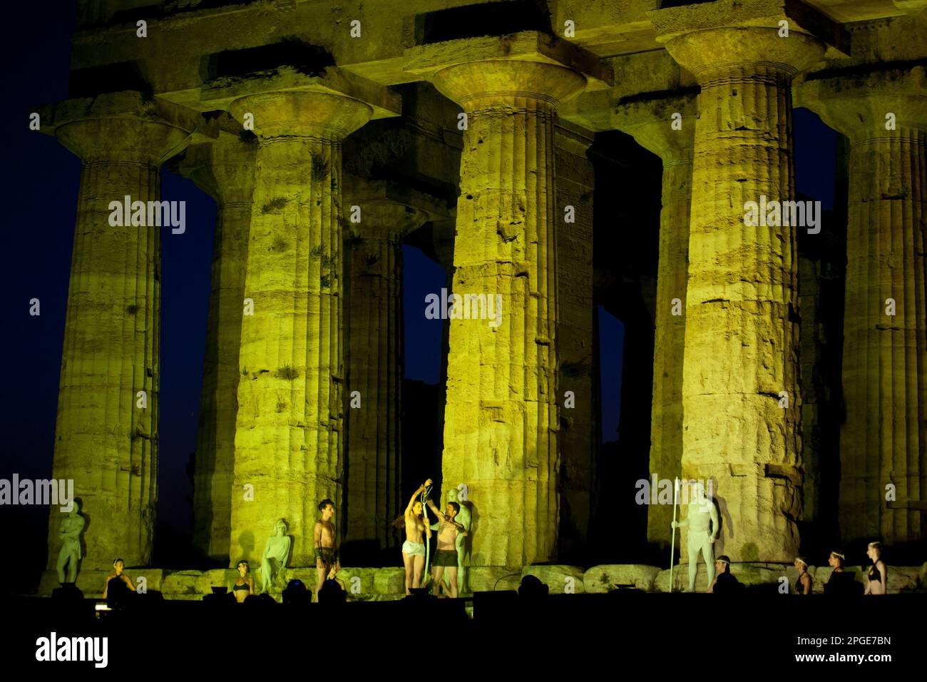 spettacolo l'alba dei tempi, il mito di chronos, area archeologica di ...