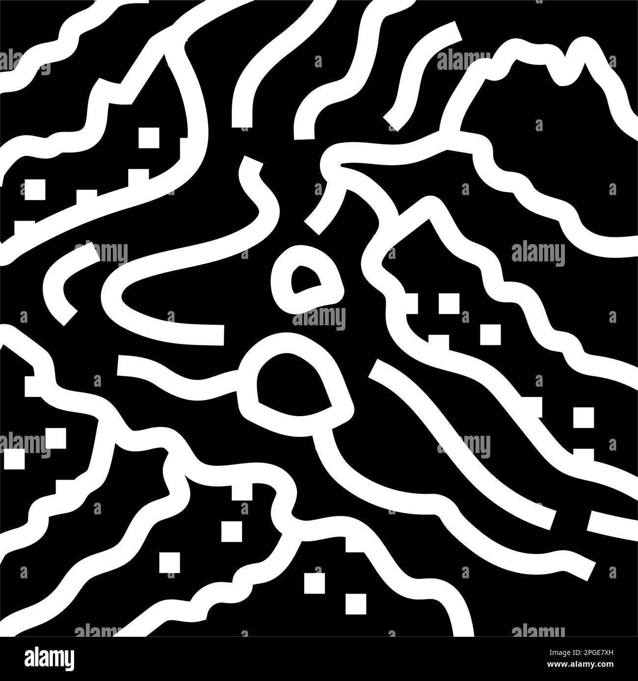 Black lava flow Cut Out Stock Images & Pictures - Alamy