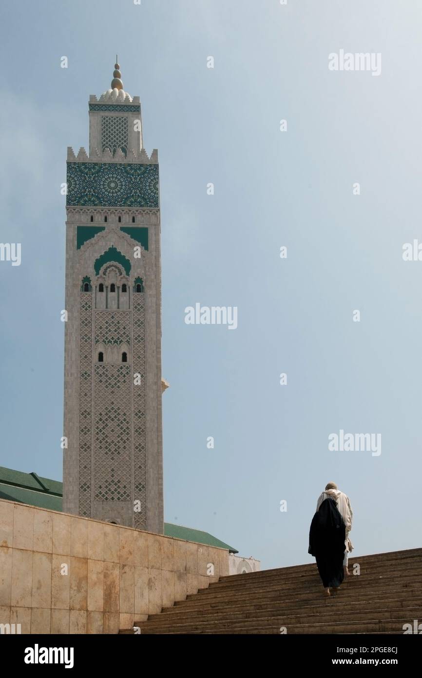 moschea hassan secondo, casablanca, marocco, magreb, africa Stock Photo ...