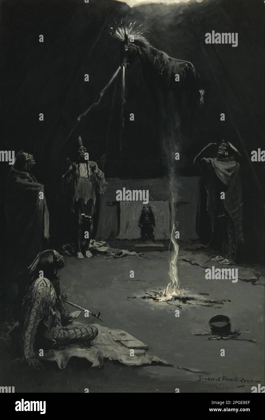 Indian Fire God (The Going of the Medicine-Horse) from 1895 until 1899 ...