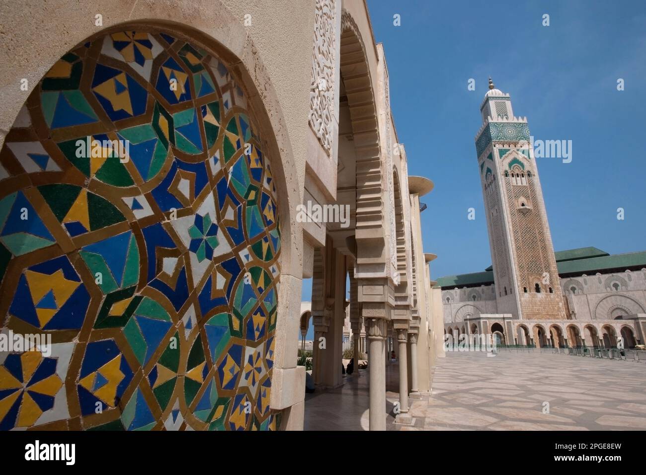 moschea hassan secondo, casablanca, marocco, magreb, africa Stock Photo ...