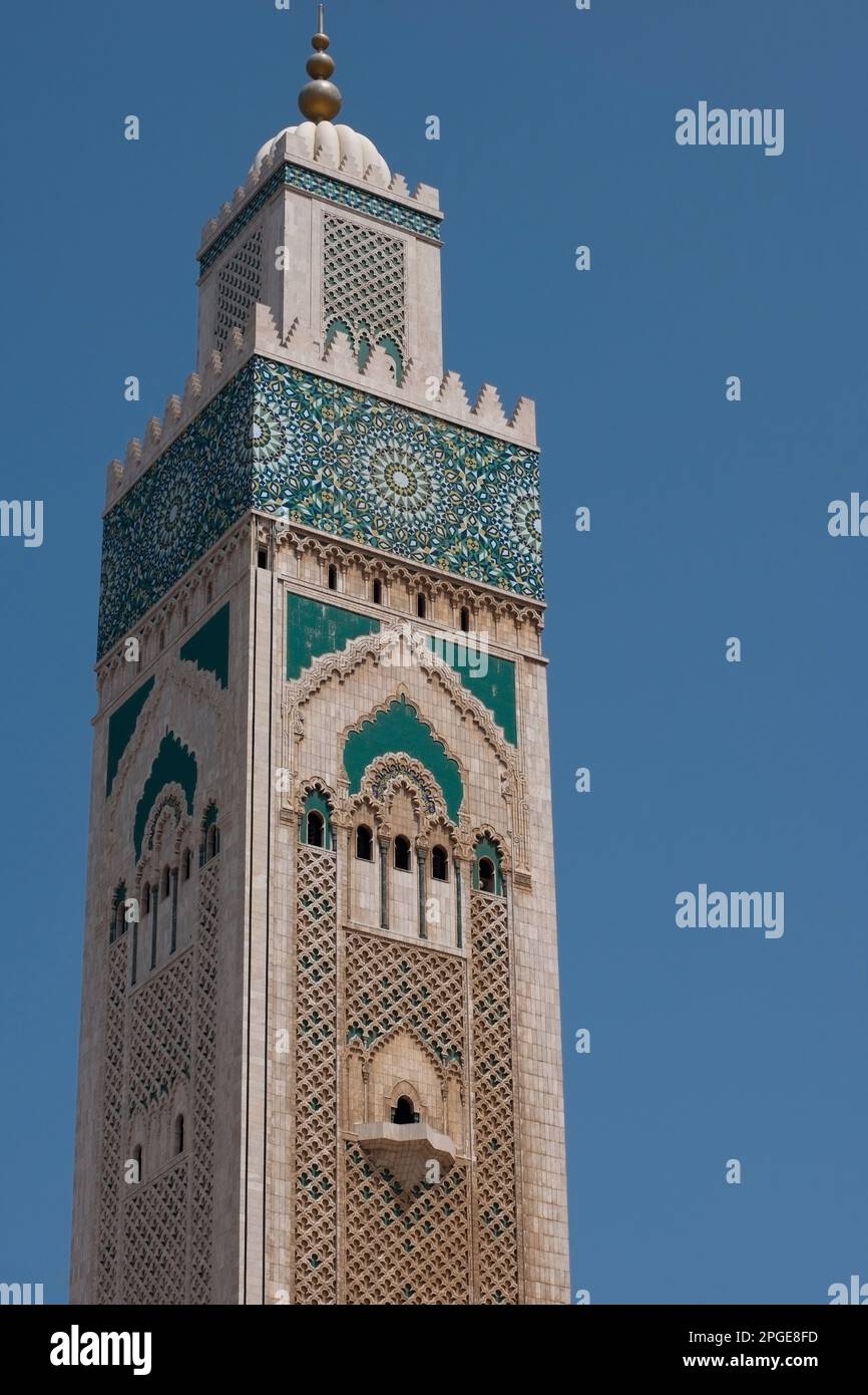 moschea hassan secondo, casablanca, marocco, magreb, africa Stock Photo ...