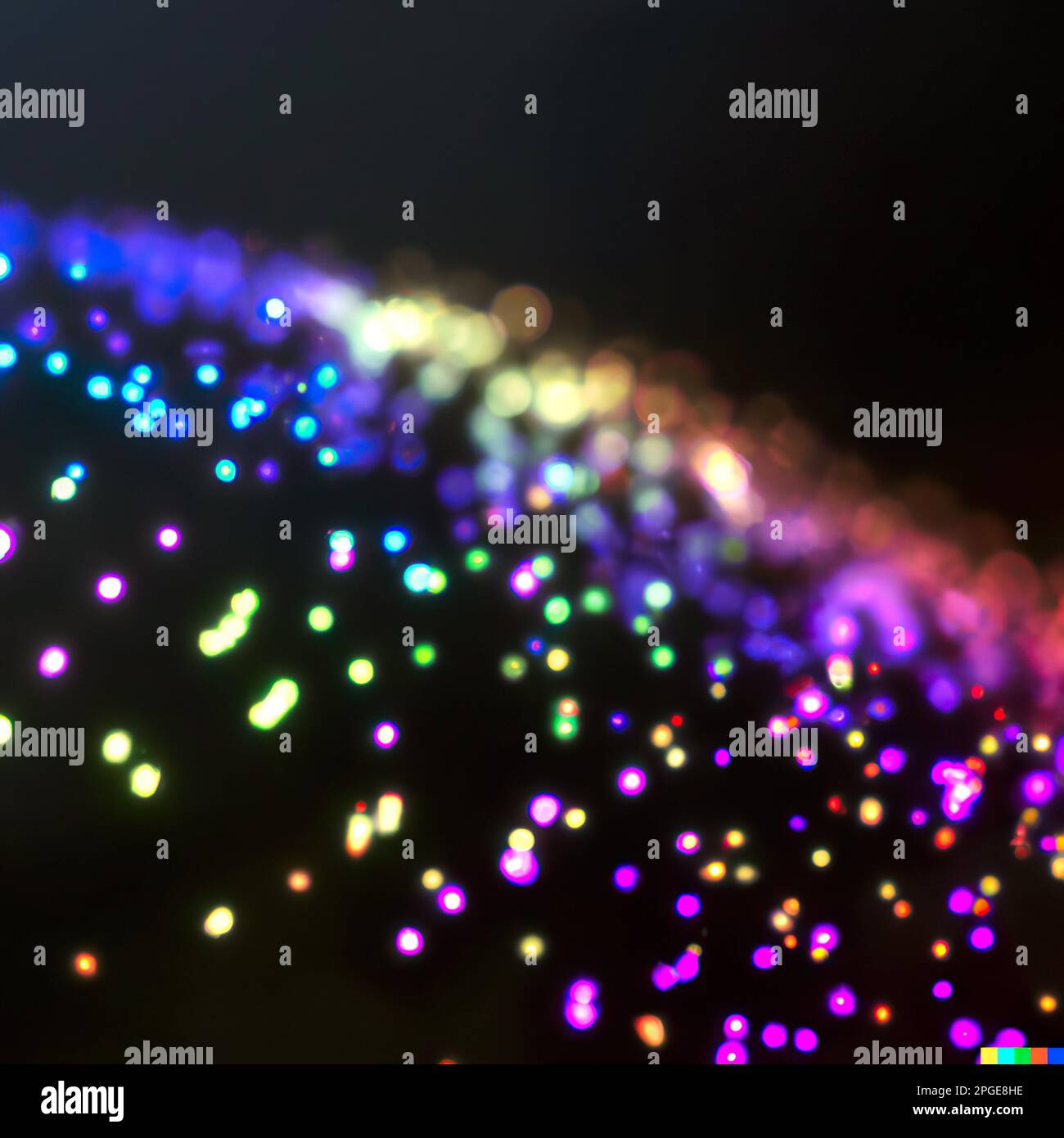 Particles glow light futuristic hi-res stock photography and images - Alamy