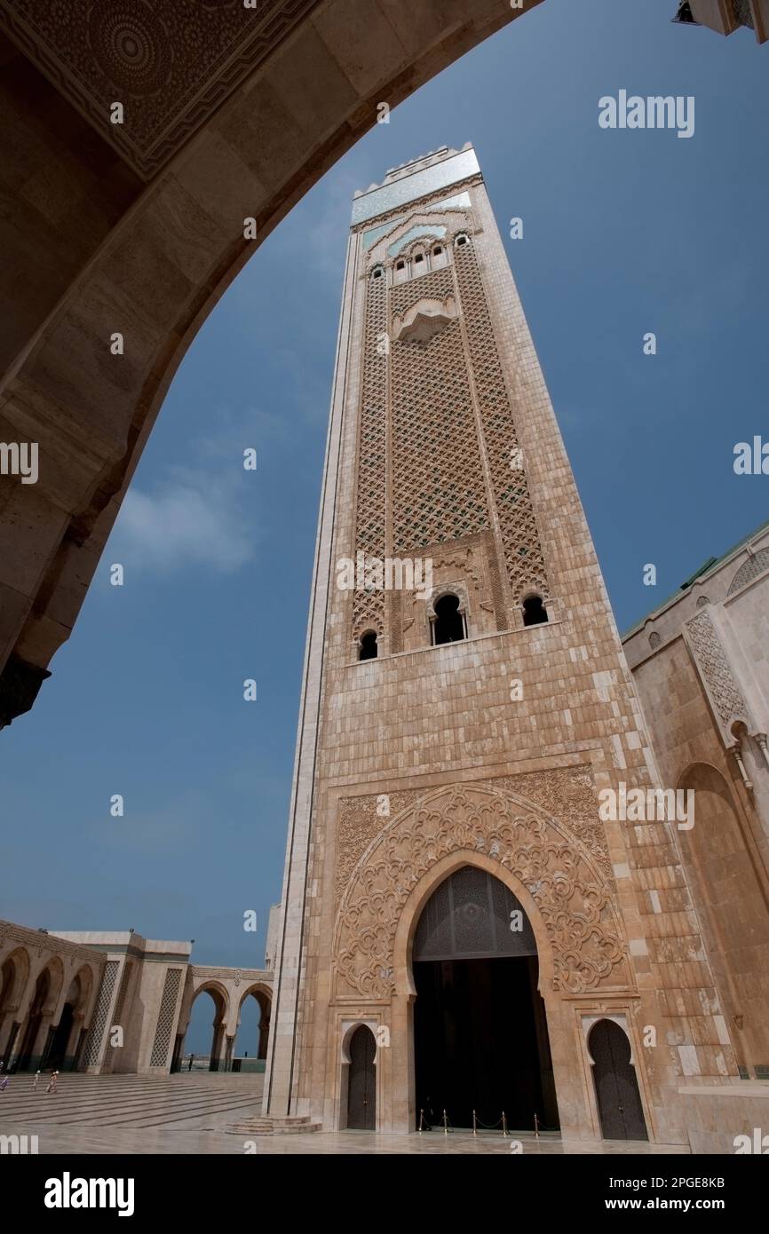 moschea hassan secondo, casablanca, marocco, magreb, africa Stock Photo ...