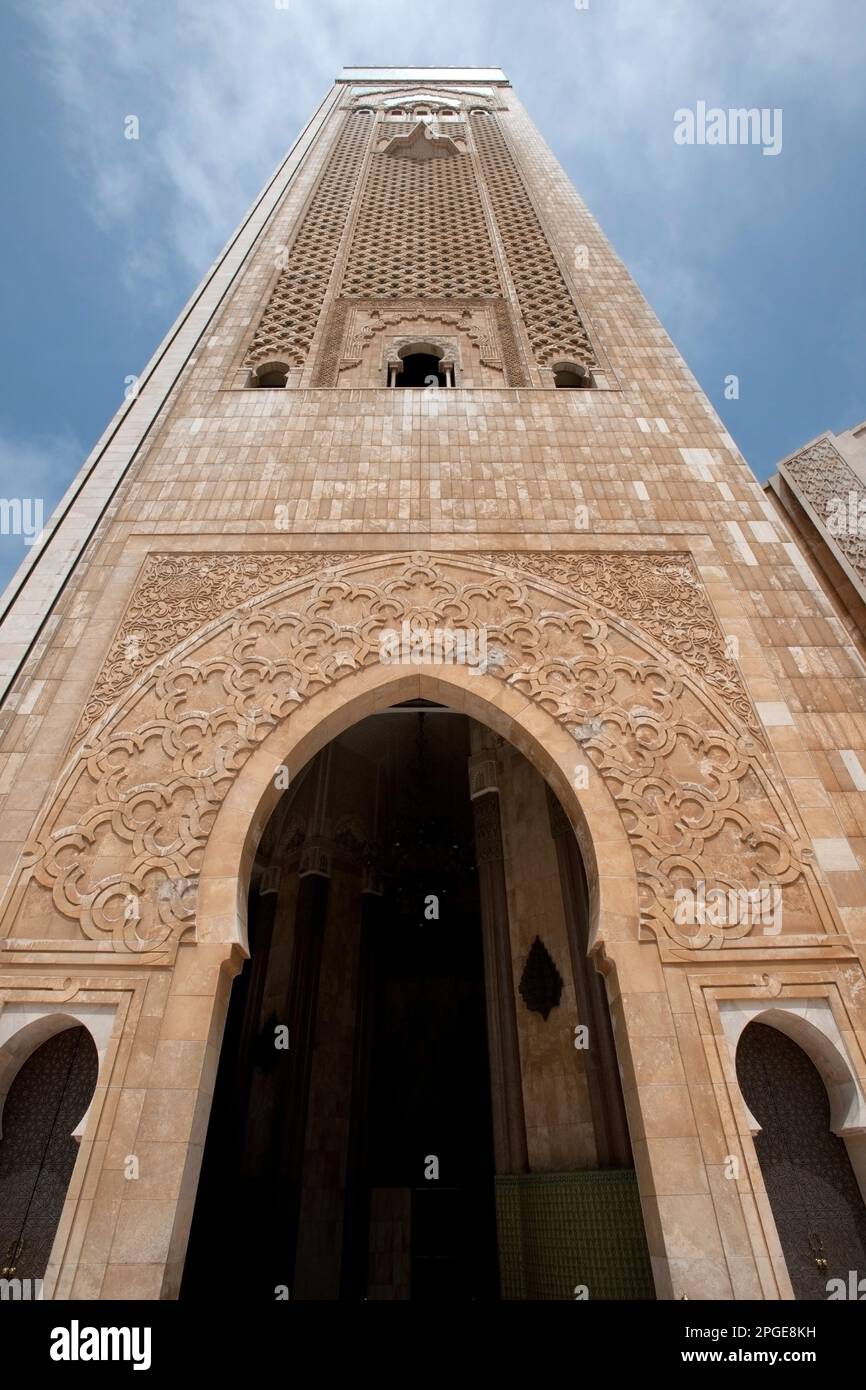 moschea hassan secondo, casablanca, marocco, magreb, africa Stock Photo ...