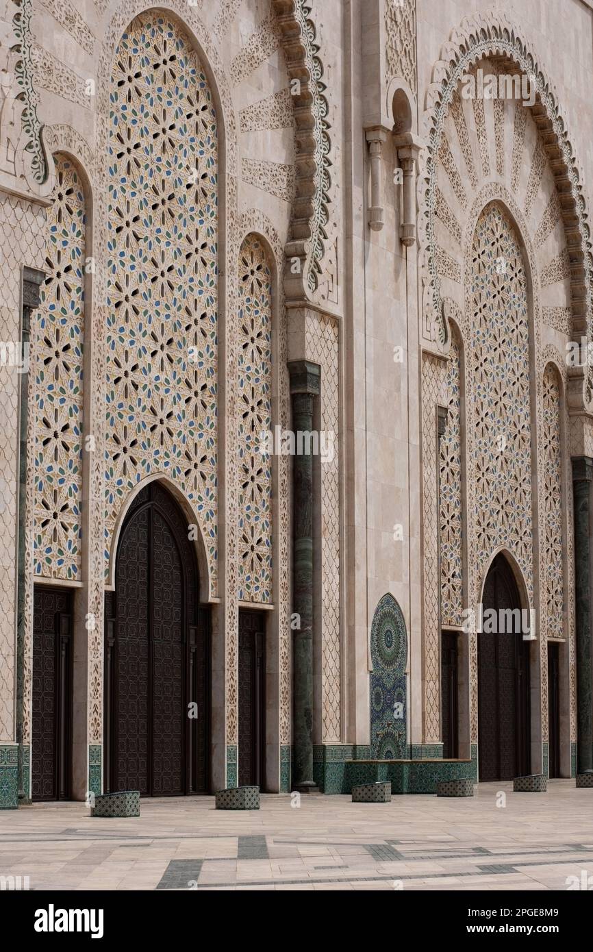 moschea hassan secondo, casablanca, marocco, magreb, africa Stock Photo ...