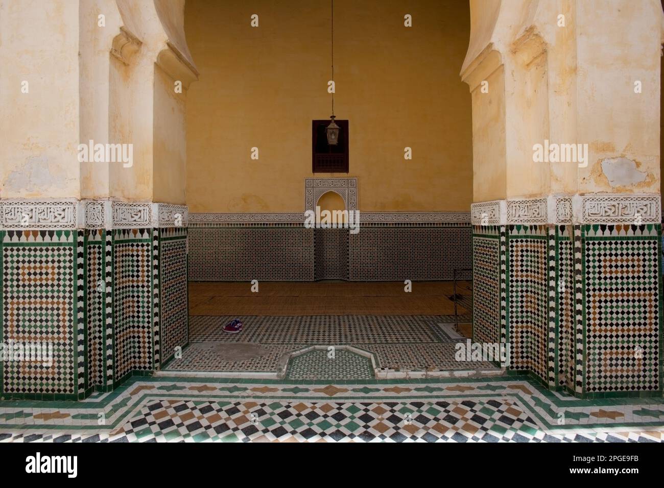 madrasa bou inania, meknès, marocco, magreb, africa Stock Photo - Alamy