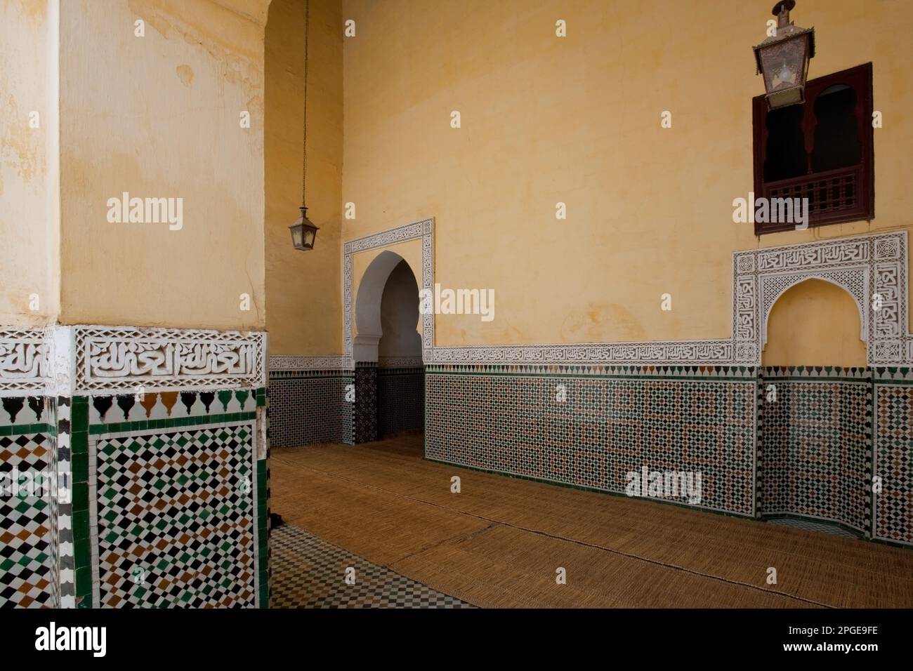 madrasa bou inania, meknès, marocco, magreb, africa Stock Photo - Alamy