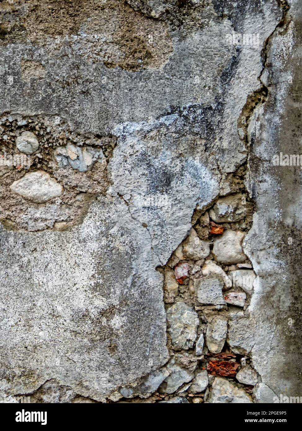 Surface of decayed stone wall as background Stock Photo - Alamy