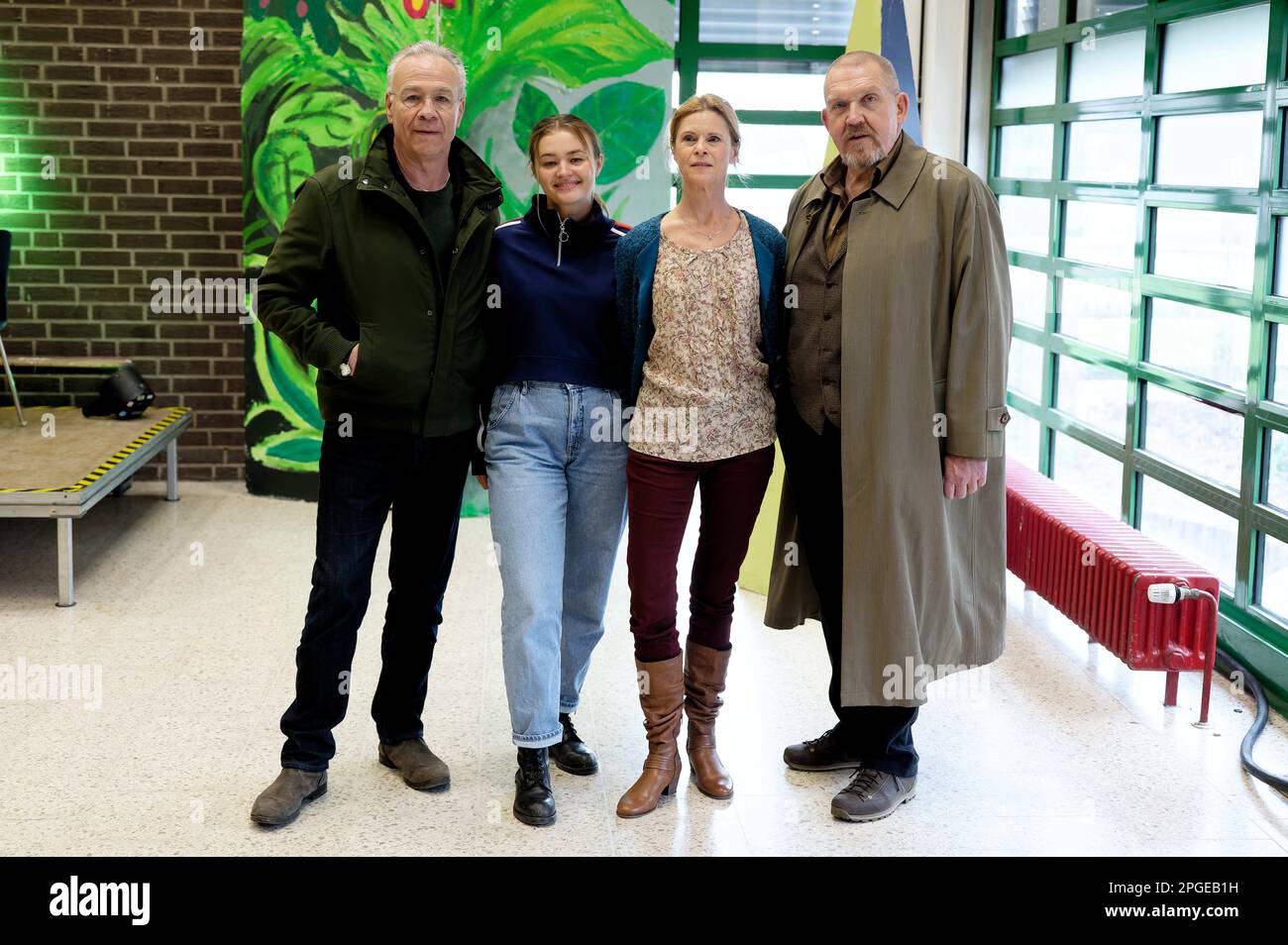 Cologne, Germany. 22nd Mar, 2023. Actors Klaus J.Behrend Katja Hutko Leslie Malton and Dietmar ...