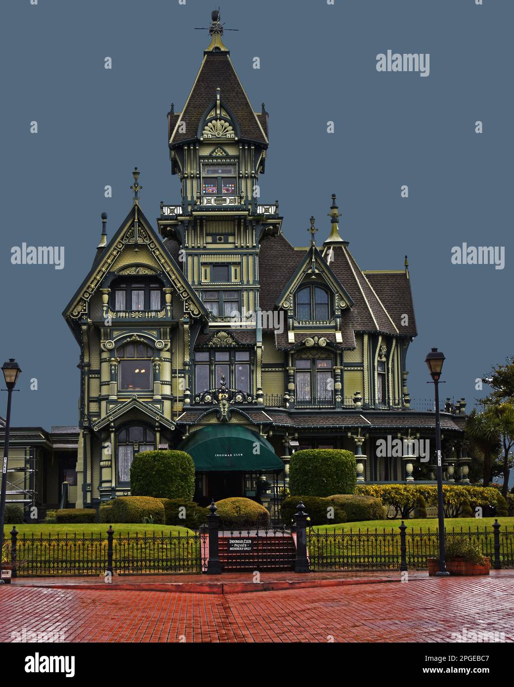 Victorian Mansion in Eureka CA Stock Photo - Alamy