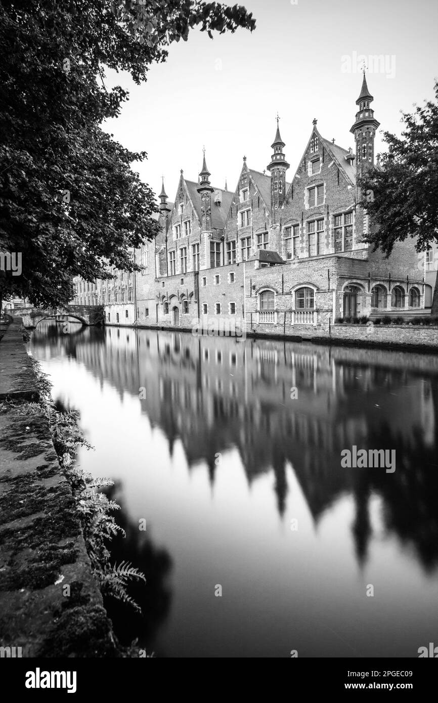 Flemish buildings Black and White Stock Photos & Images - Alamy