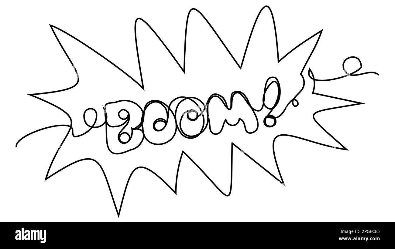 Boom boom word Stock Vector Images - Alamy