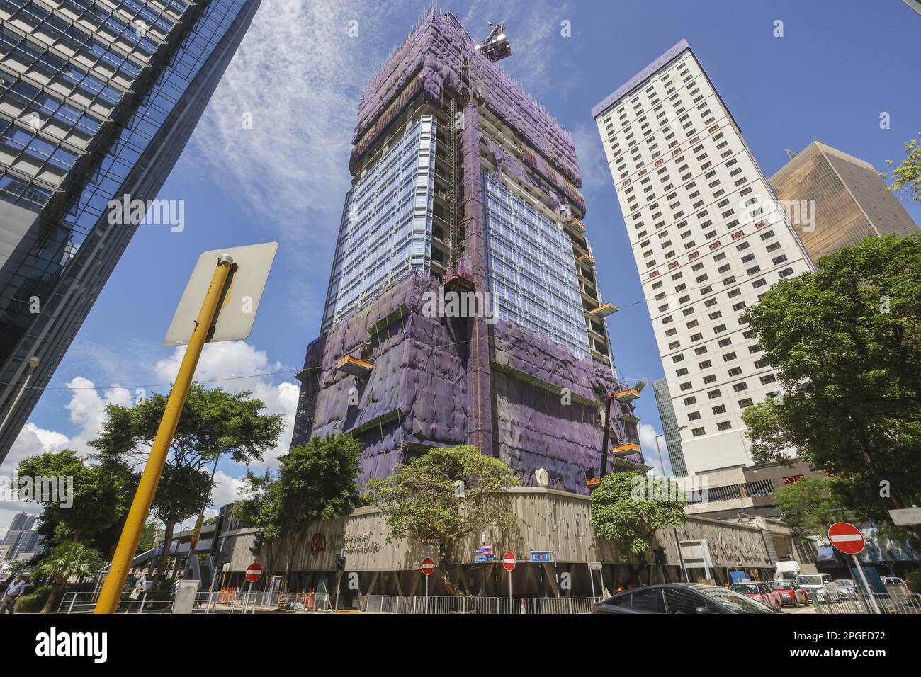 The CKC II development at 10 Harcourt Road in Central. The 41-story ...