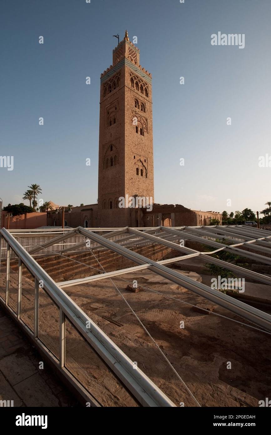 la kutubiya moschea di marrakech, marocco, nord africa, magreb Stock ...