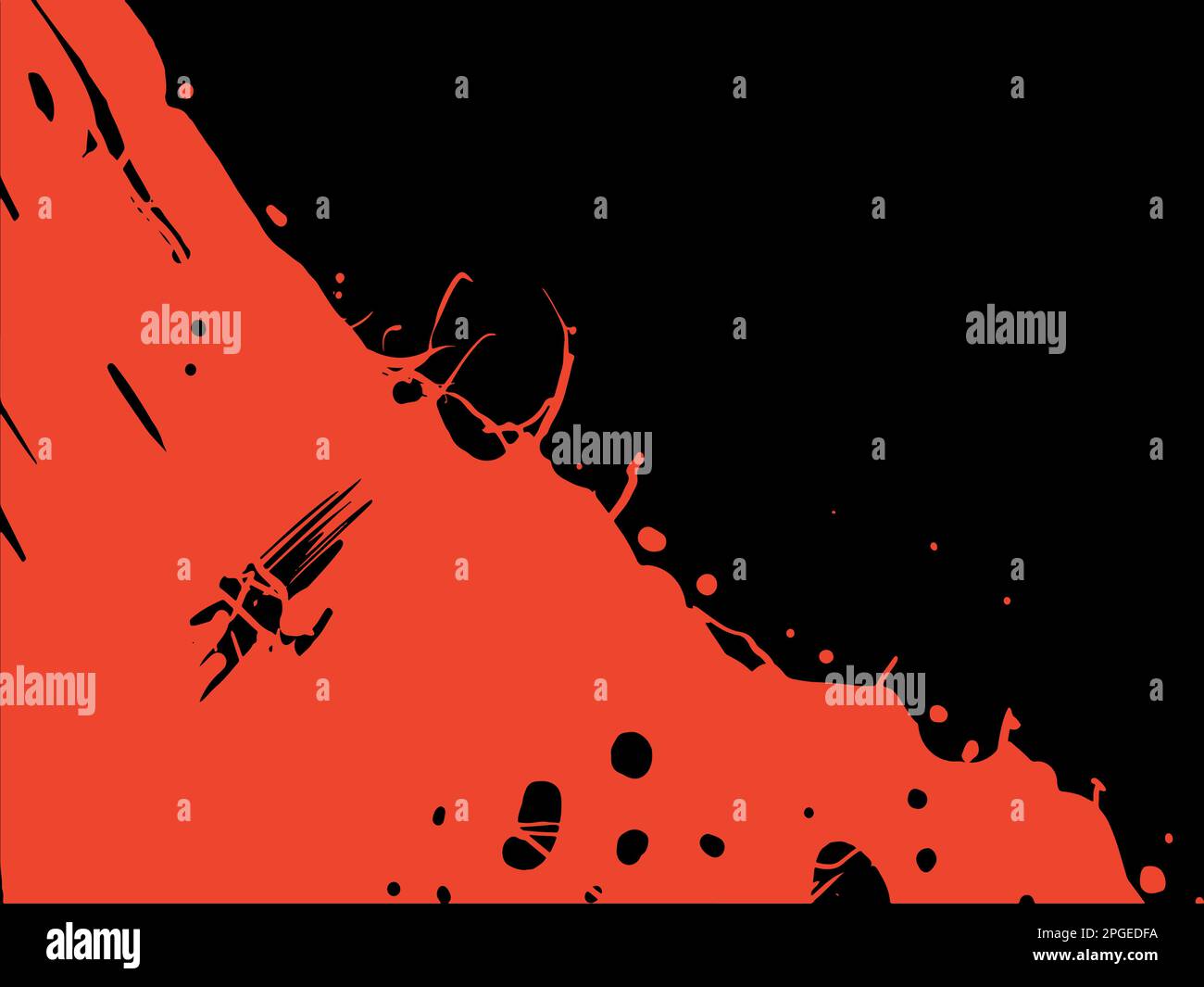 Red spot on a black background Stock Vector Image & Art - Alamy