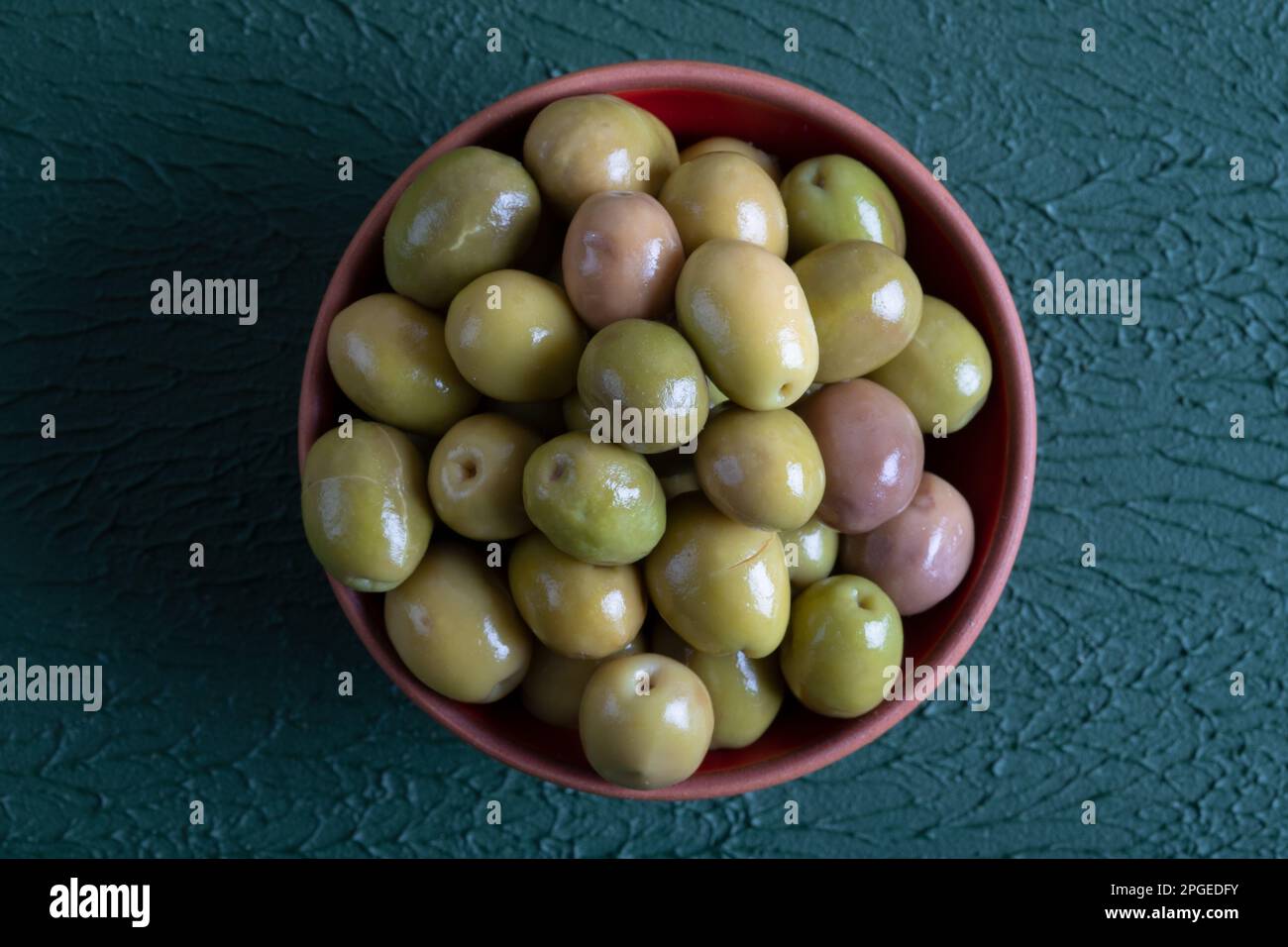 Green whole olives close hi-res stock photography and images - Alamy