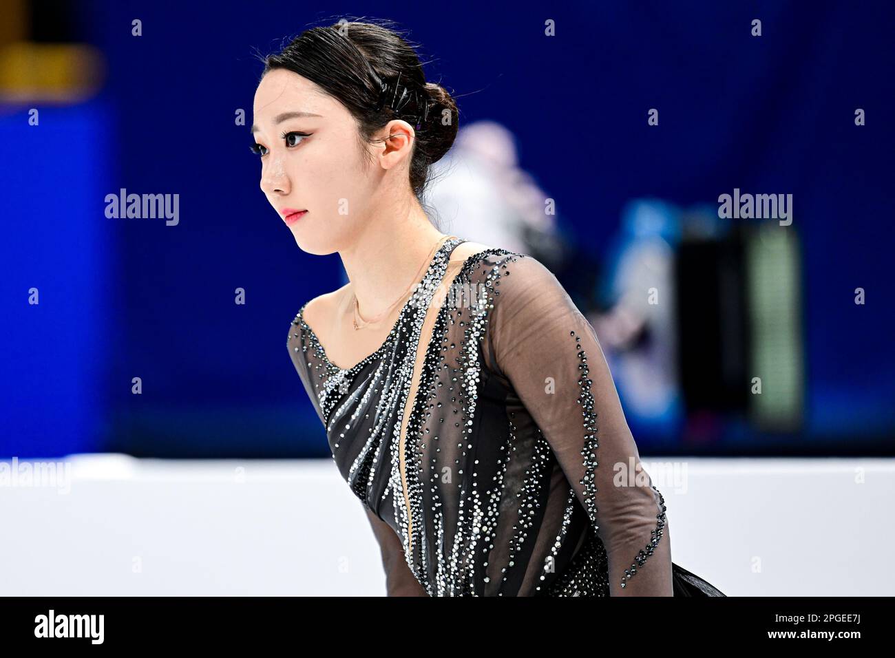 Yelim KIM (KOR), during Women Short Program, at the ISU World Figure ...