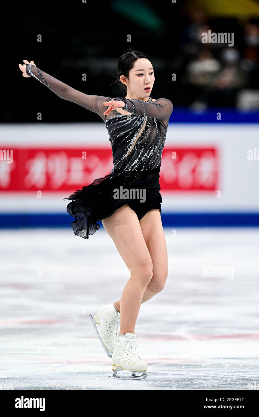 Yelim KIM (KOR), during Women Short Program, at the ISU World Figure ...