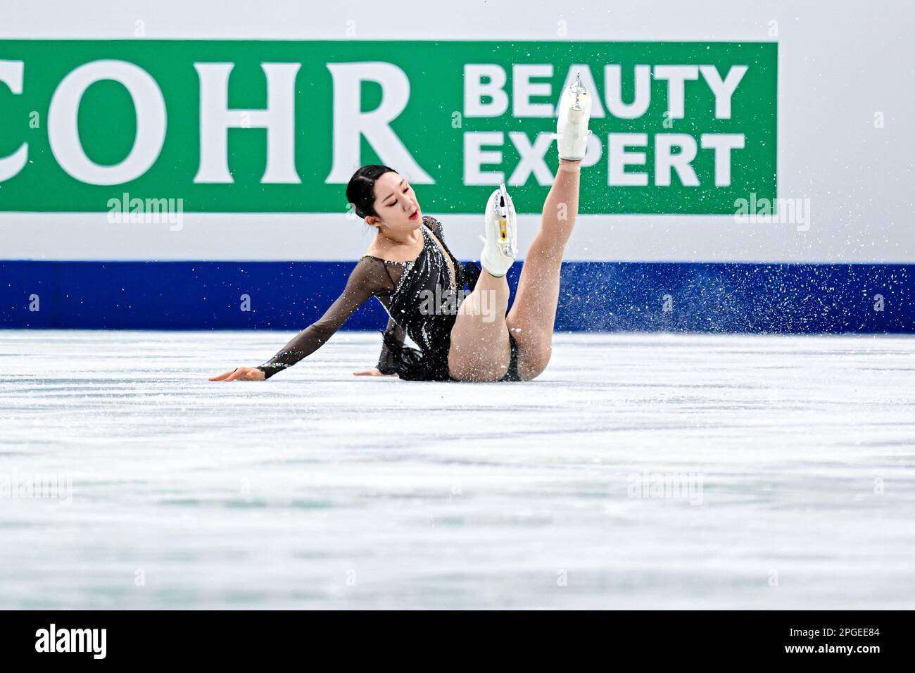 Yelim KIM (KOR), during Women Short Program, at the ISU World Figure ...