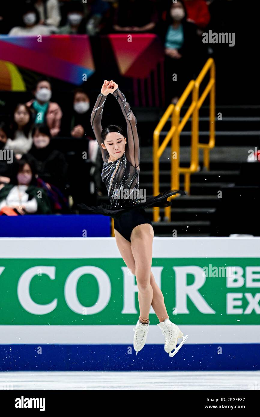 Yelim KIM (KOR), during Women Short Program, at the ISU World Figure ...