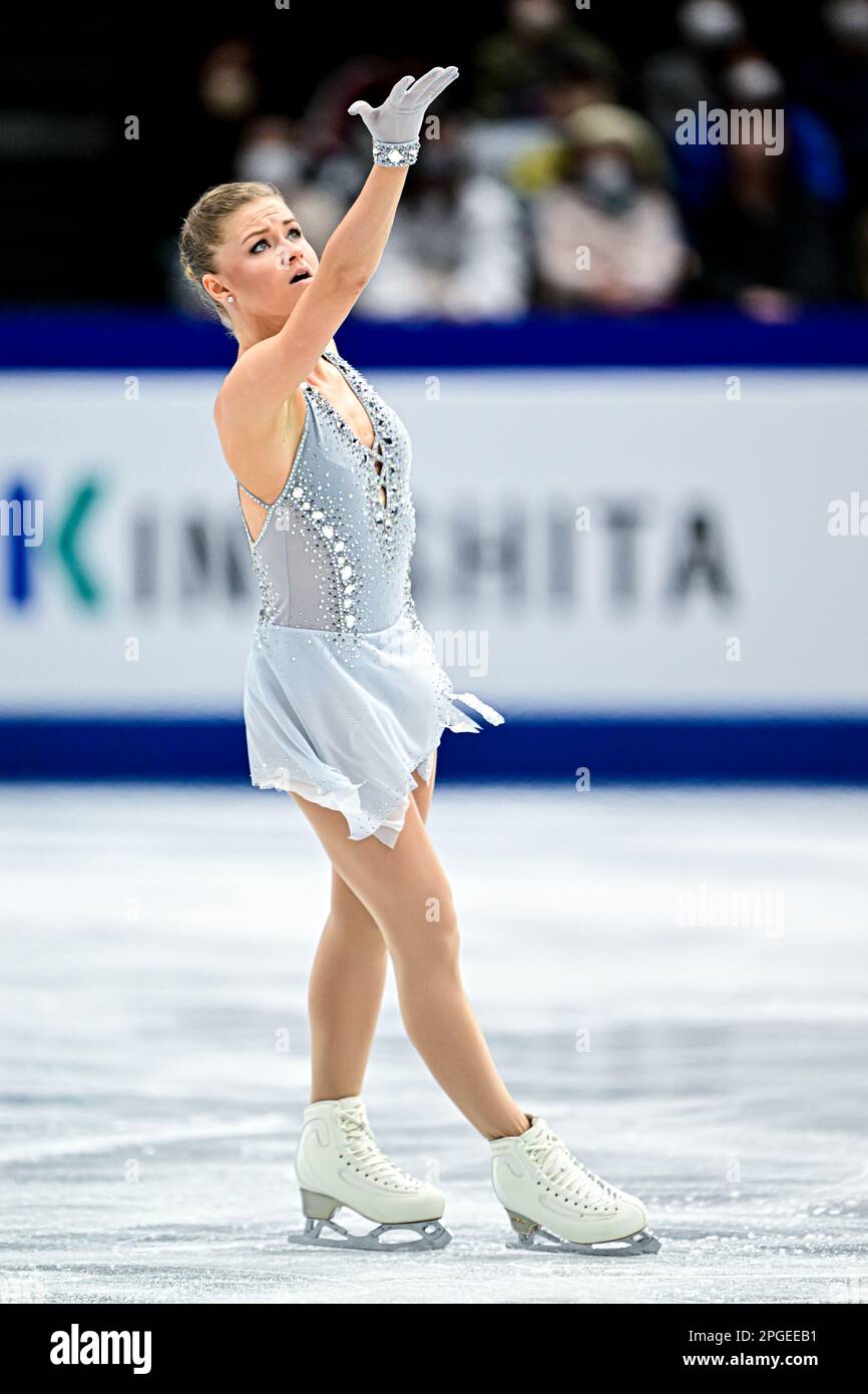 Dasa GRM (SLO), during Women Short Program, at the ISU World Figure ... Dasa GRM (SLO), during Women Short Program, at the ISU World Figure ...