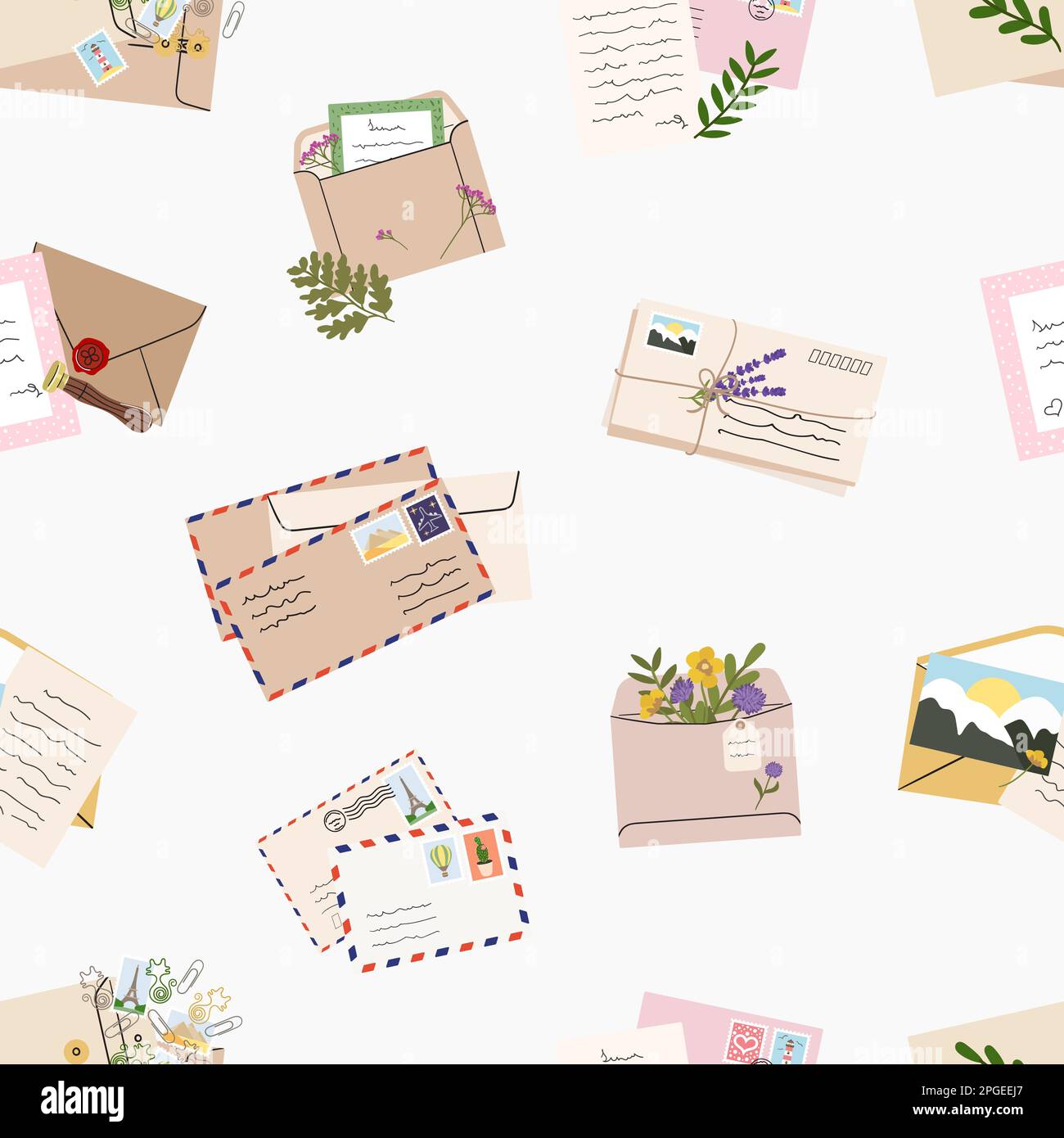 Letters post Stock Vector Images - Alamy