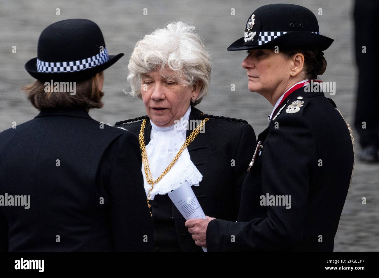 London, UK. 22 March 2023. (C) Sarah Clarke OBE, who serves as Black ...