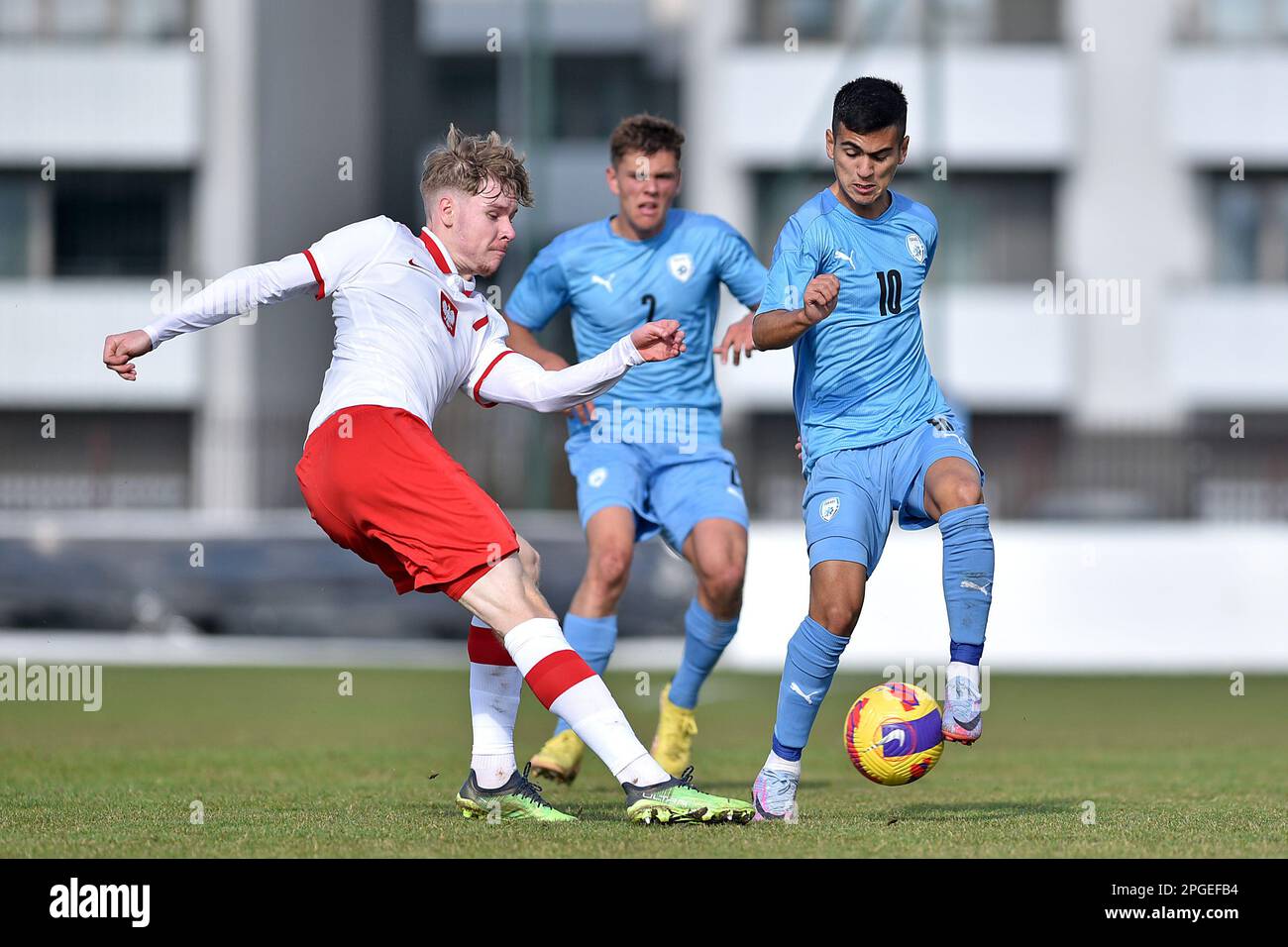 March 22, 2023, Krakow, Poland: 2023.03.22 Krakow..Pilka nozna ...