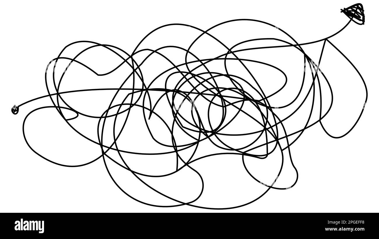 Tangle mess thread hi-res stock photography and images - Alamy