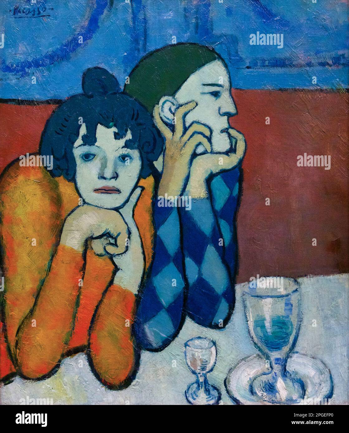 Two Acrobats, Harlequin And His Companion, Pablo Picasso, 1901, London ...
