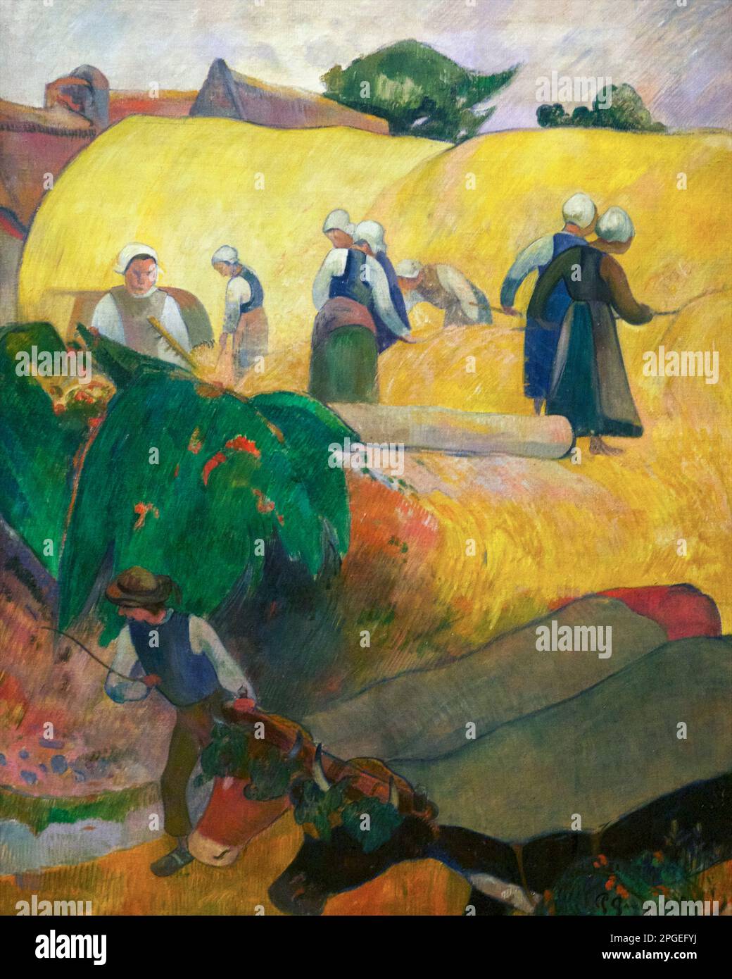 Les Meules, Haystacks, Paul Gauguin, 1889, Courtauld Gallery, London ...