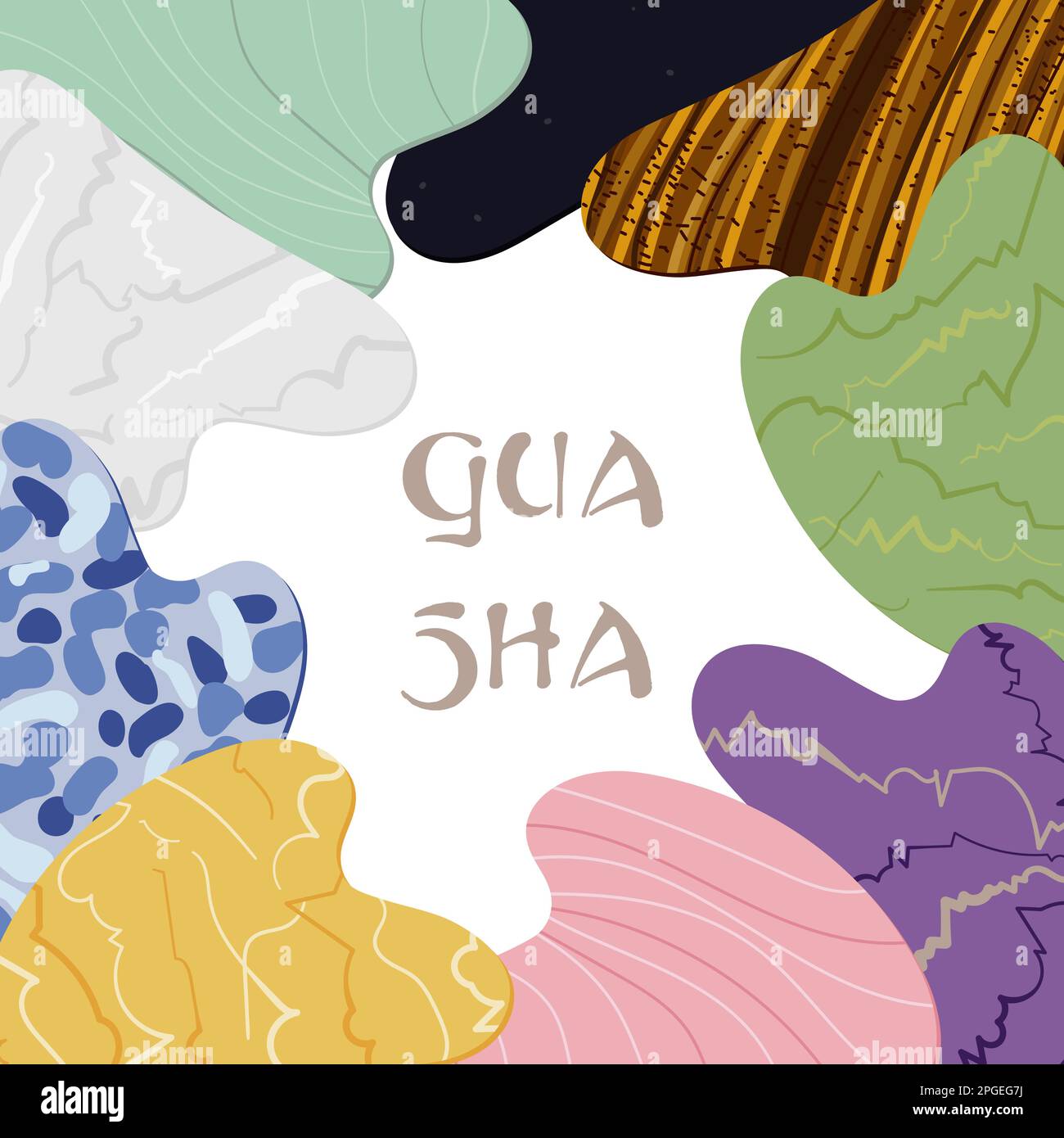 Frame made different natural Stock Vector Images - Alamy