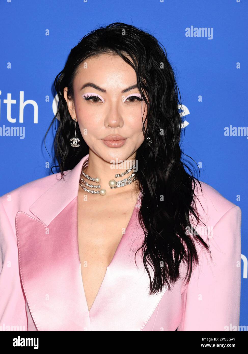 LOS ANGELES, CALIFORNIA - MARCH 21: Jessica Wang attends the Fashion ...