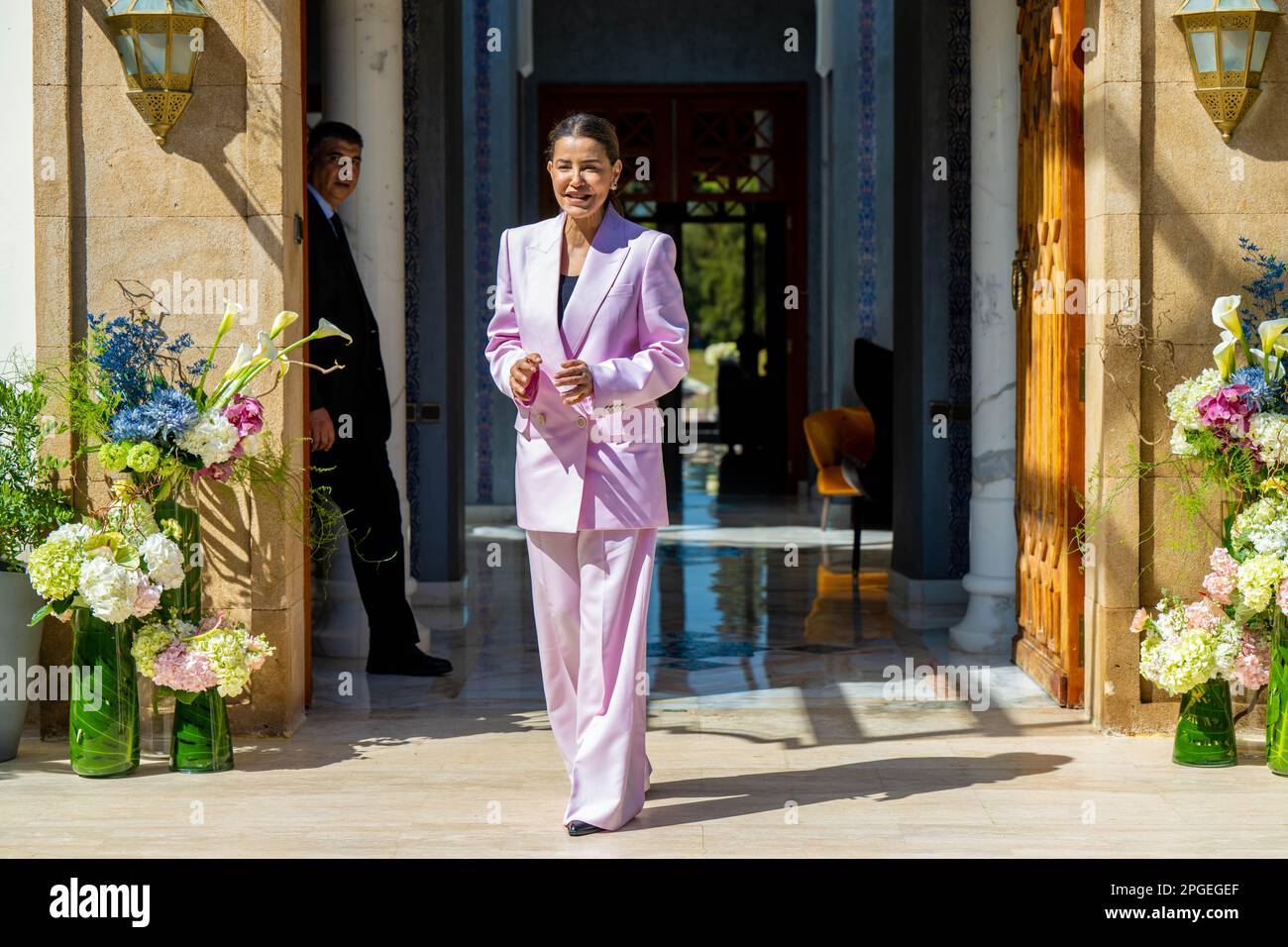 Rabat, Morocco. 22nd Mar, 2023. Princess Lalla Meryem of Morocco during ...