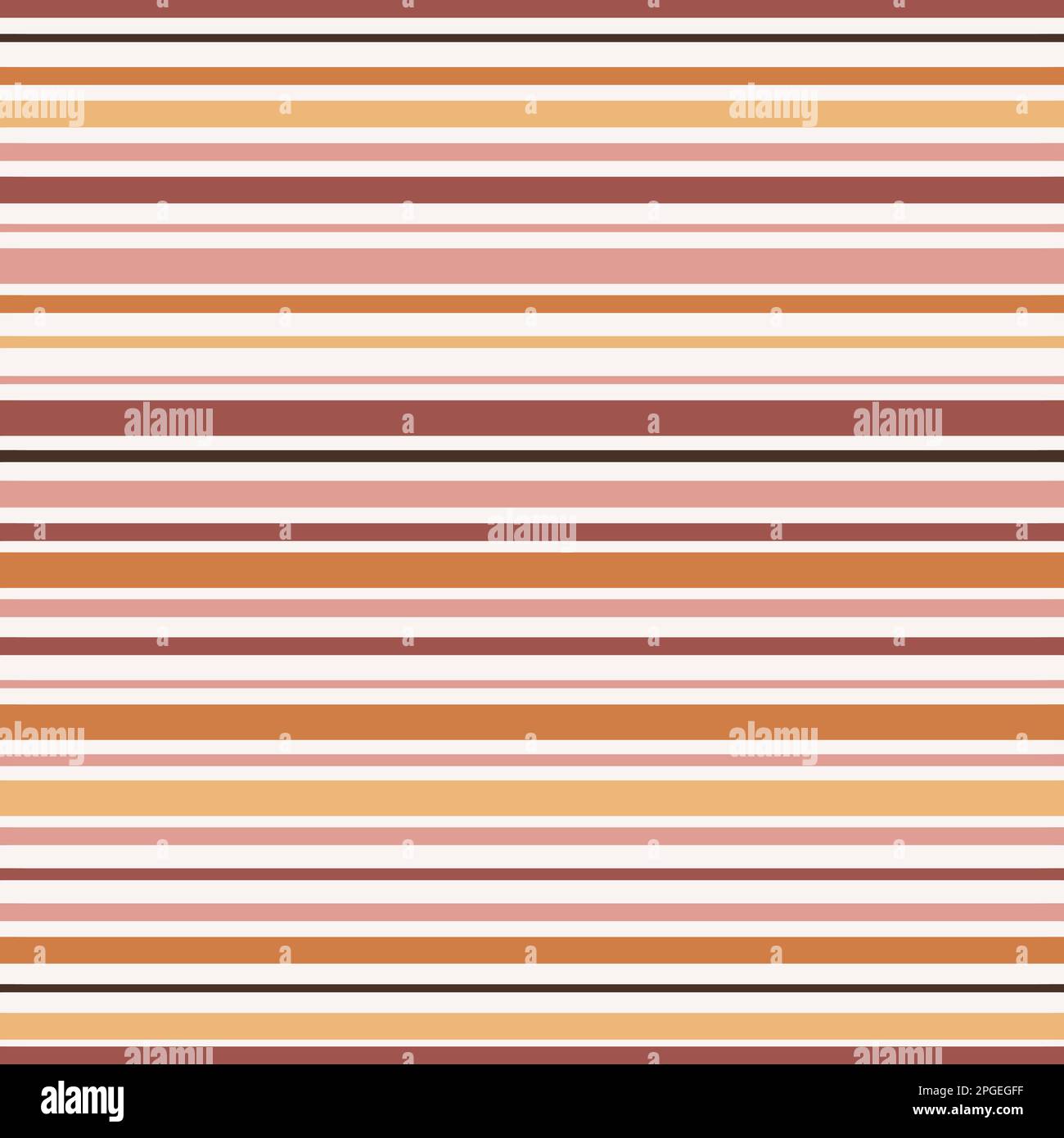 Seamless pattern with boho lines in terracotta colors. Neutral nursery ...
