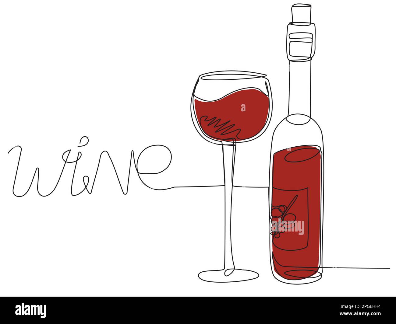 Single grape hand Stock Vector Images - Alamy