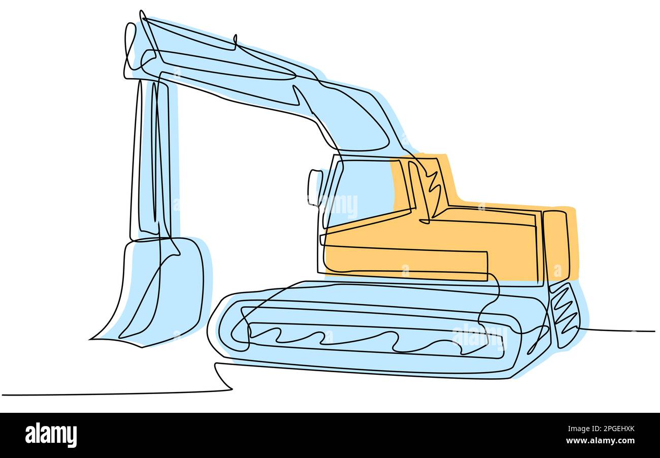 Illustration line drawing digging hi-res stock photography and images ...