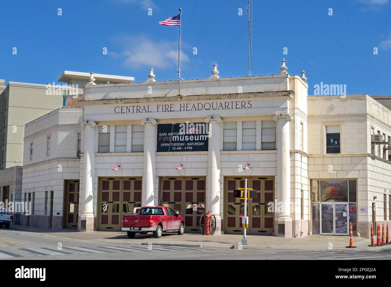 San Antonio, Texas, USA - February 2023: Front exterior view of the ...