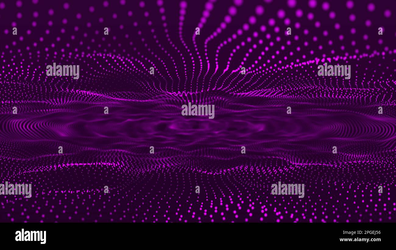 Abstract technology wave. Abstract morphing background. Futuristic ...