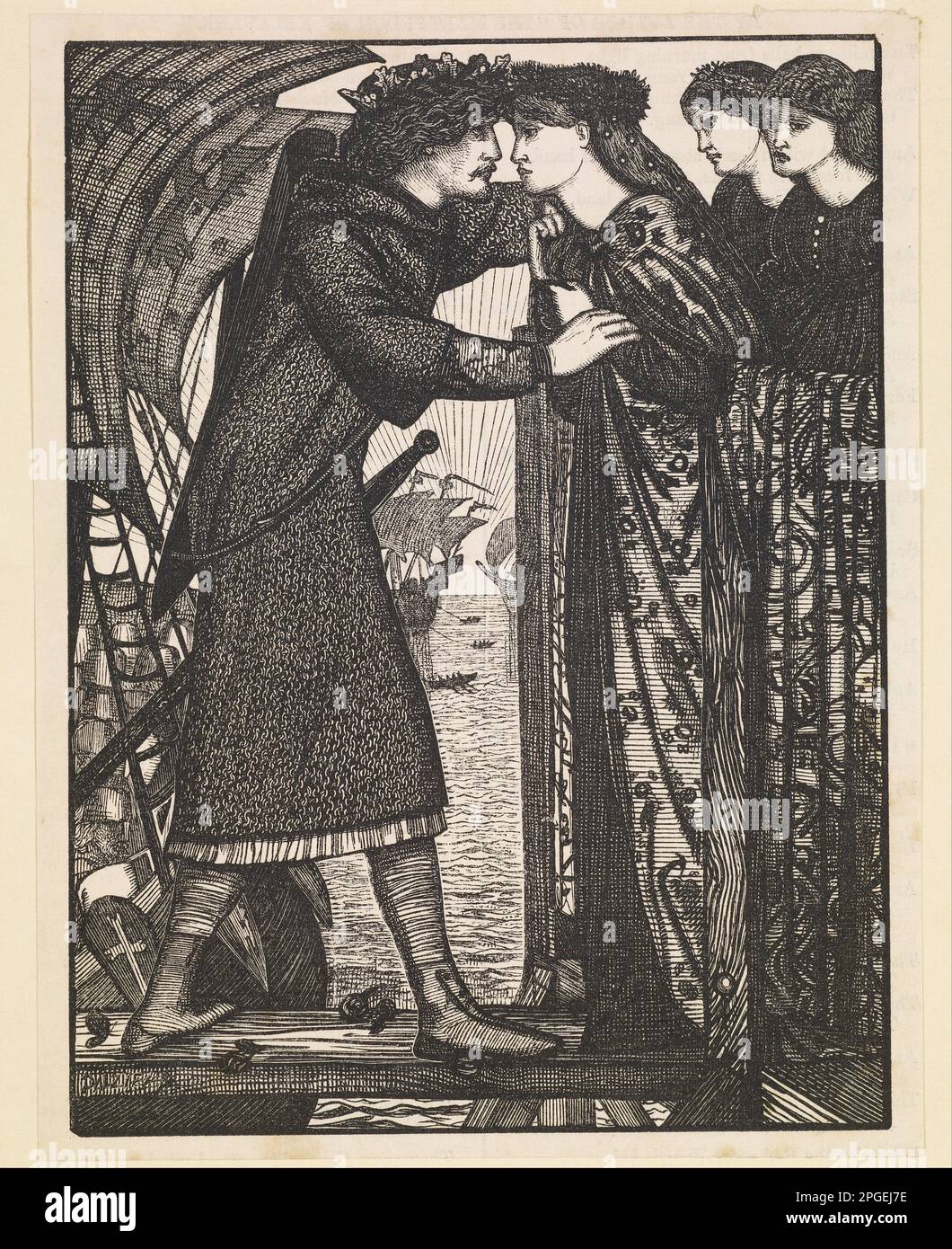 King Sigurd the Crusader - A Norse Saga 1862 by Edward Burne-Jones ...