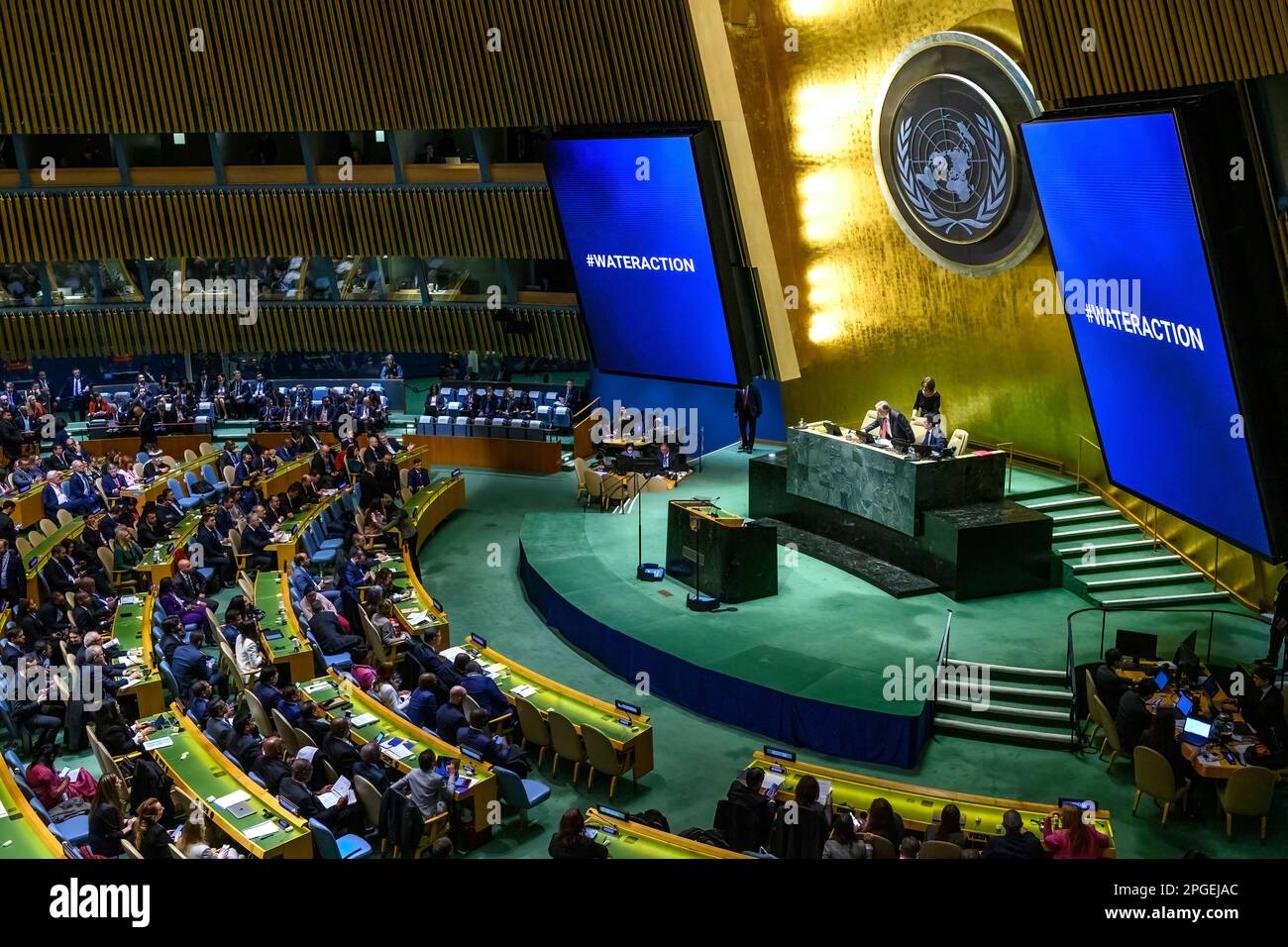 New York, USA. 22nd Mar, 2023. United Nations Secretary-General Antonio ...