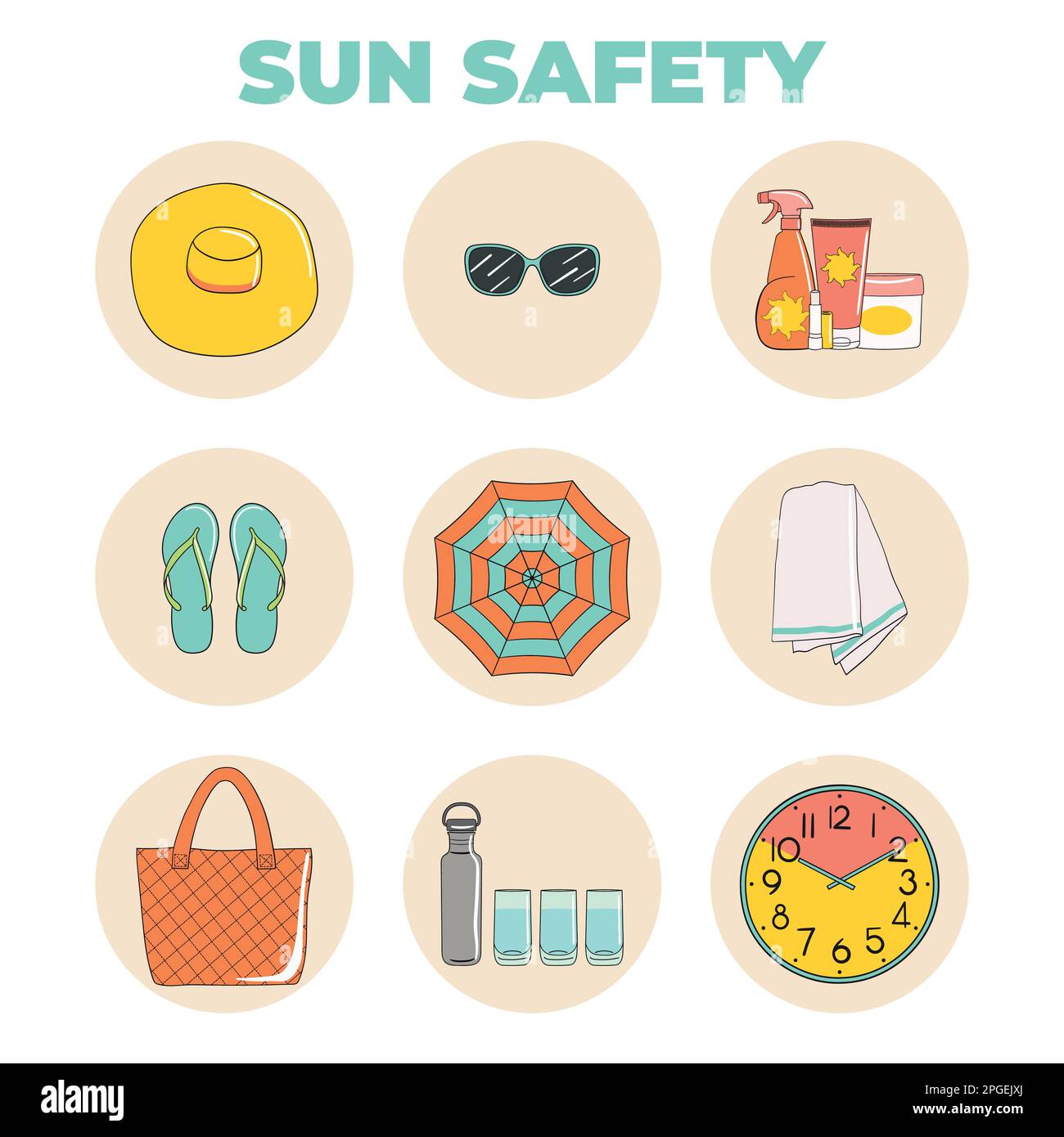 Sunbath Sunbathe Sunbathing Stock Vector Images Alamy
