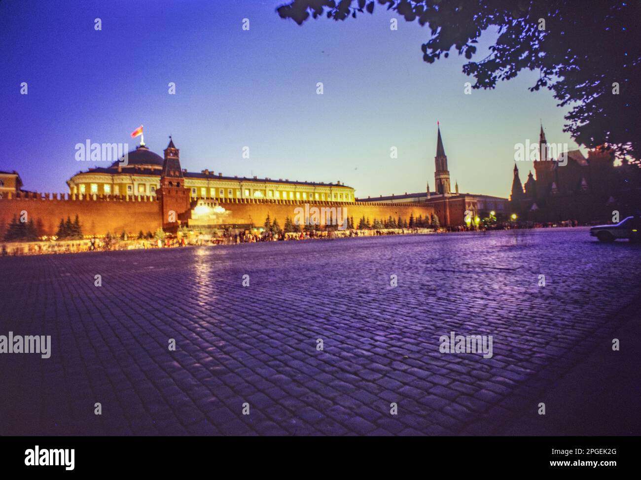 Soviet flag red square hi-res stock photography and images - Alamy