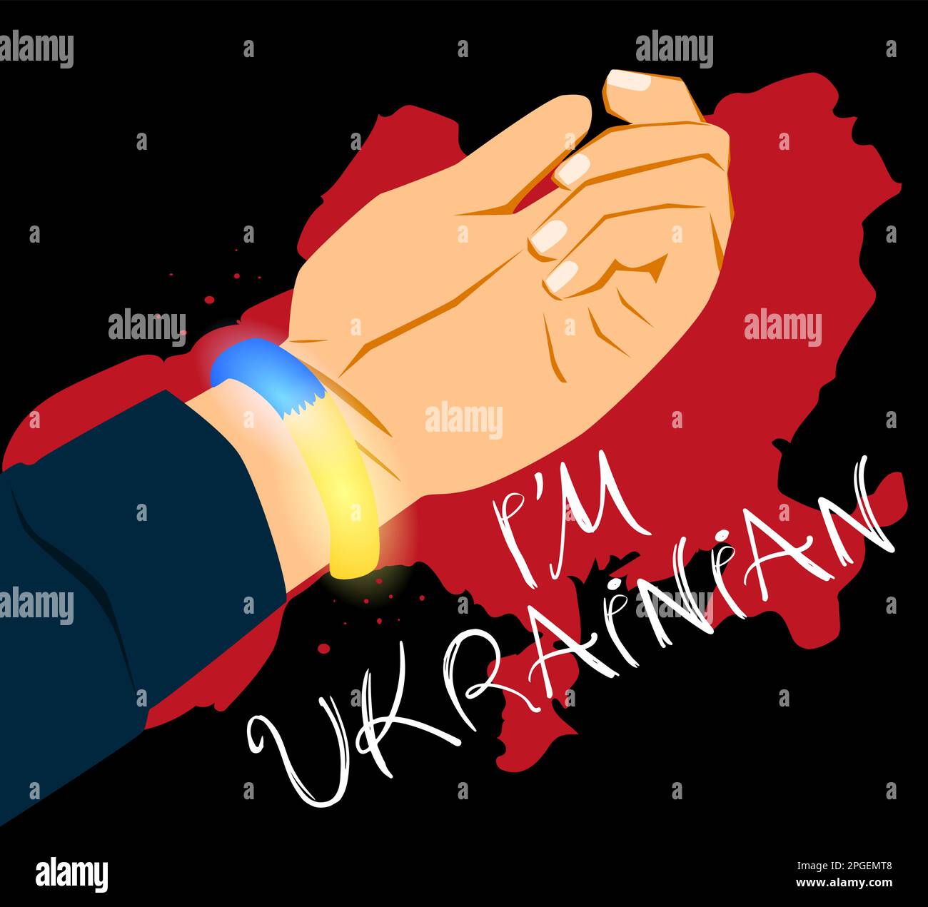 Bucha flag Stock Vector Images - Alamy